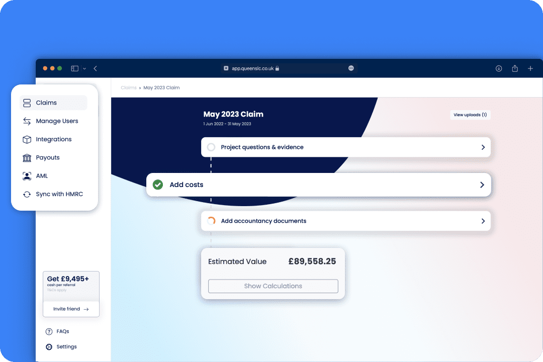 R&D Tax Incentive Customer Portal | Manage Claims With Ease